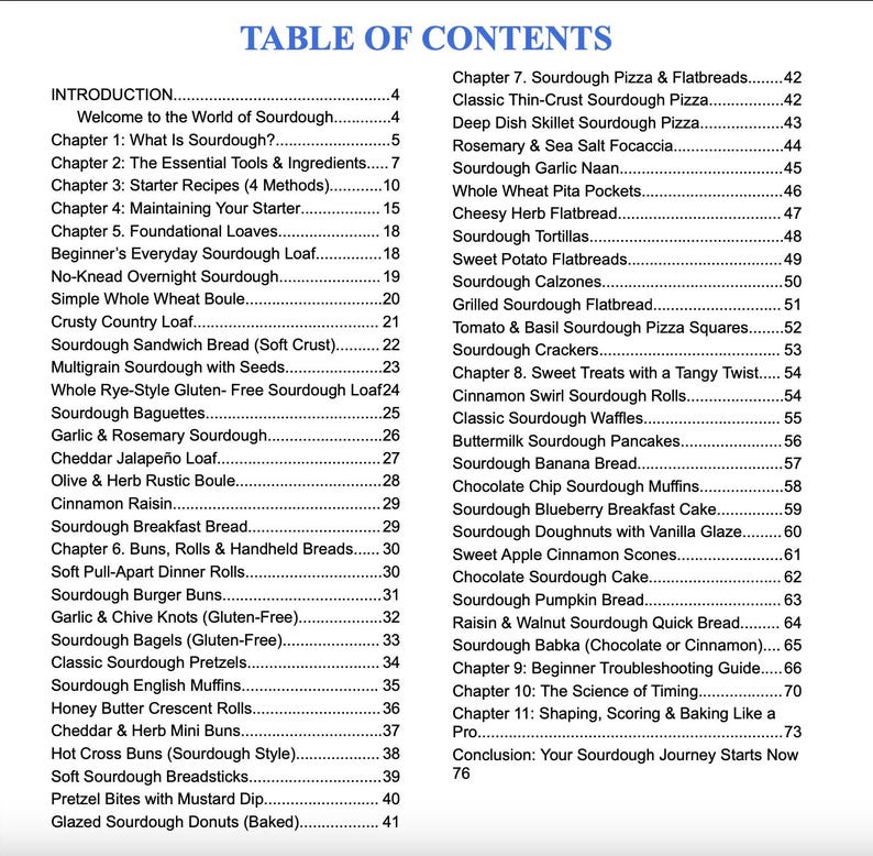 Sourdough Cookbook for Beginners – Easy Sourdough Starter, Bread, Buns ...