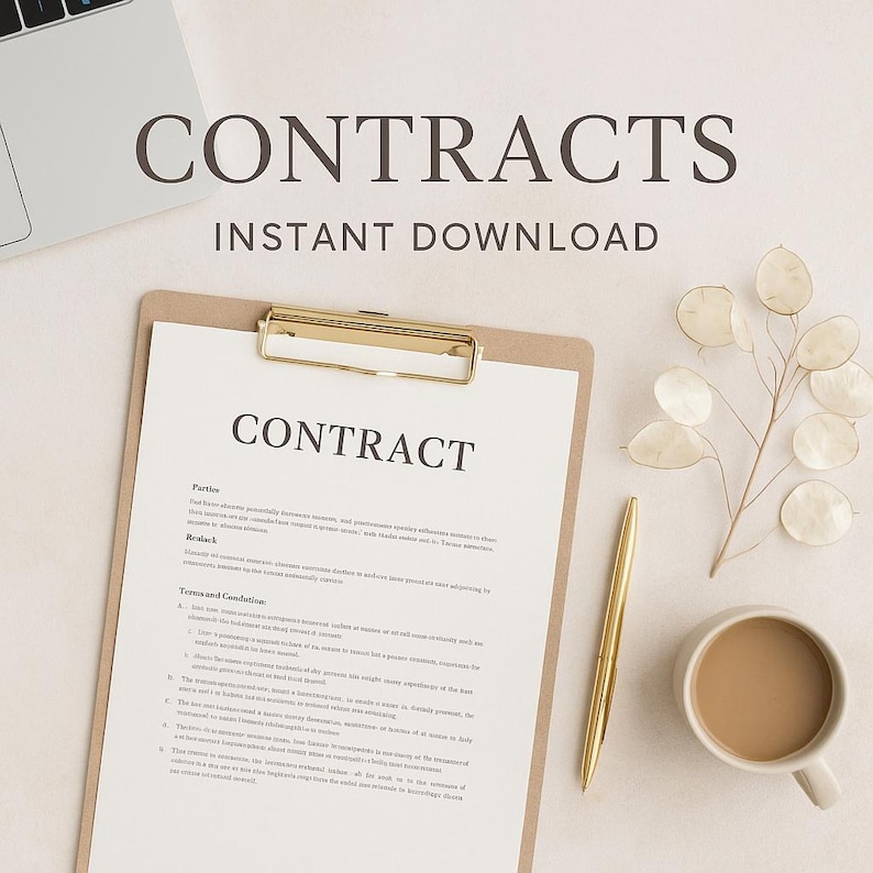 Editable Legal Contract Template Bundle: Small Business Agreements (PDF ...