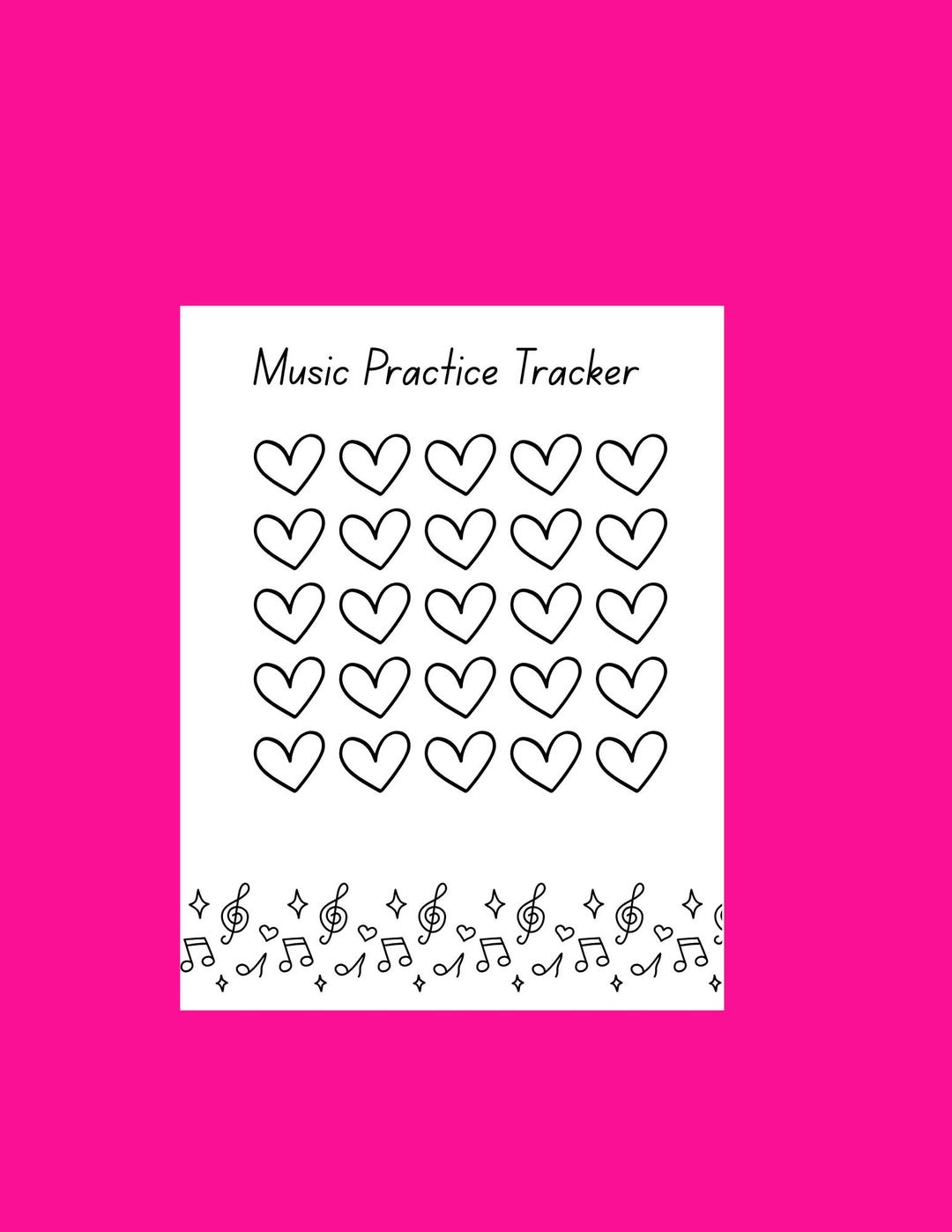 Music Practice Planner Pdf, Piano Practice Planner Printable Musician ...
