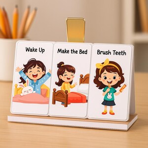 Printable Daily Routine Cards for Kids - 15 Pages for Parents, Teachers ...
