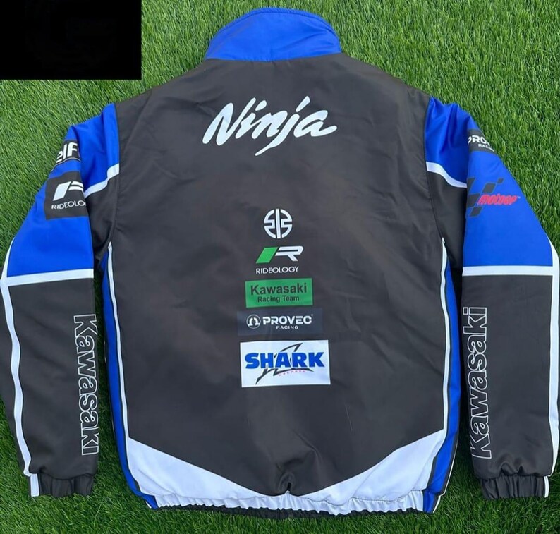Vintage Ninja Kawasaki Formula One Racing Jacket New Condition All ...