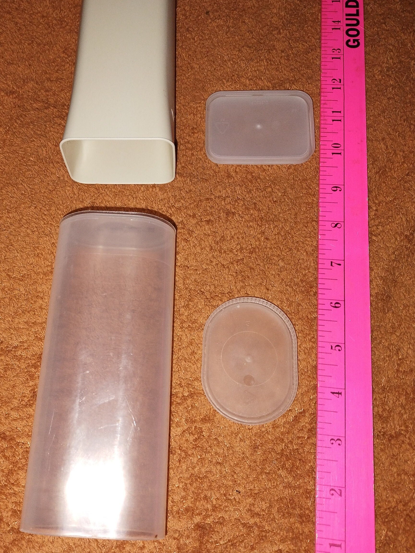 Pack of 10 Clear Plastic Shipping Tubes With Lids for Craft Storage and ...