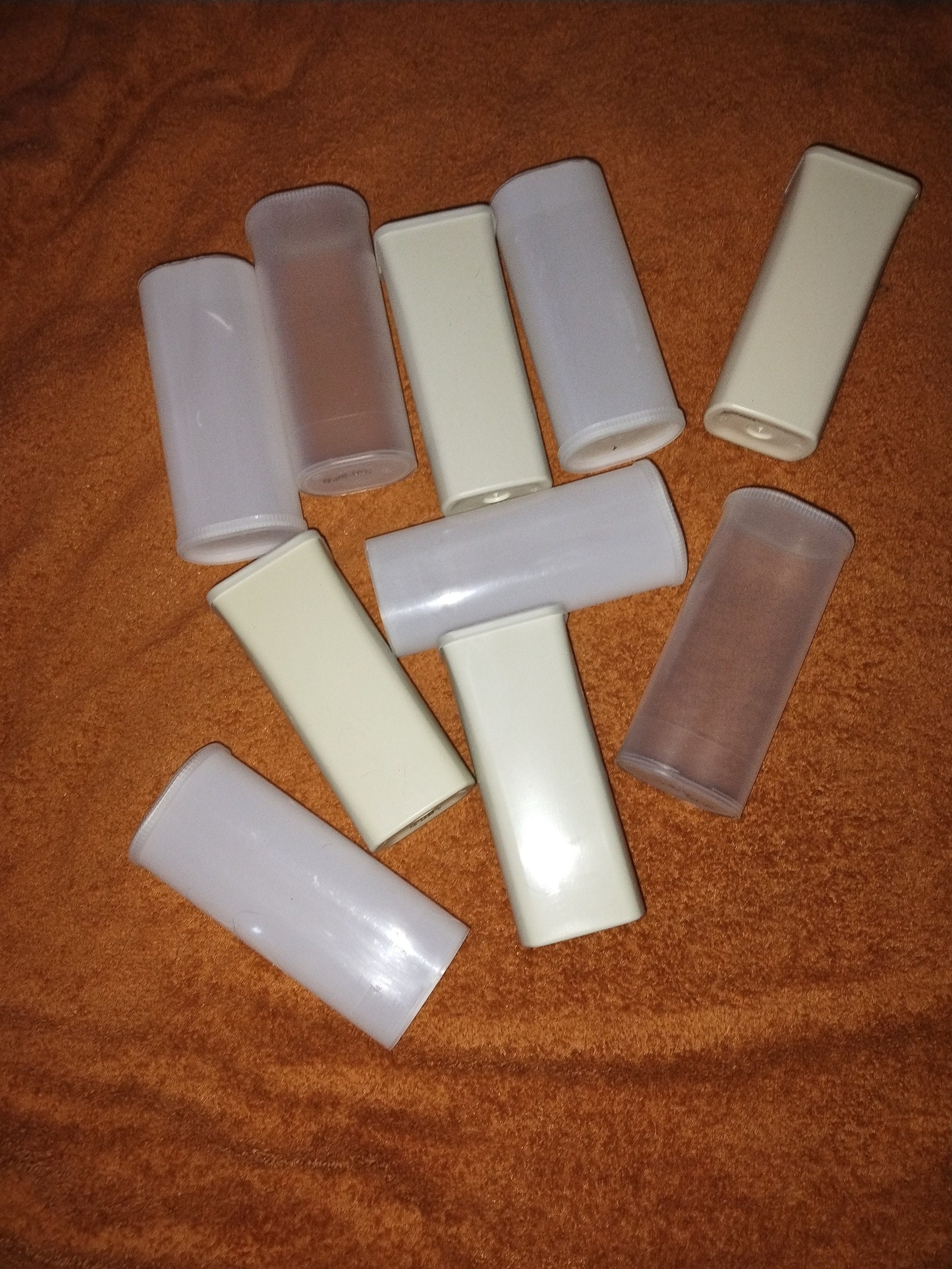 Pack of 10 Clear Plastic Shipping Tubes With Lids for Craft Storage and ...