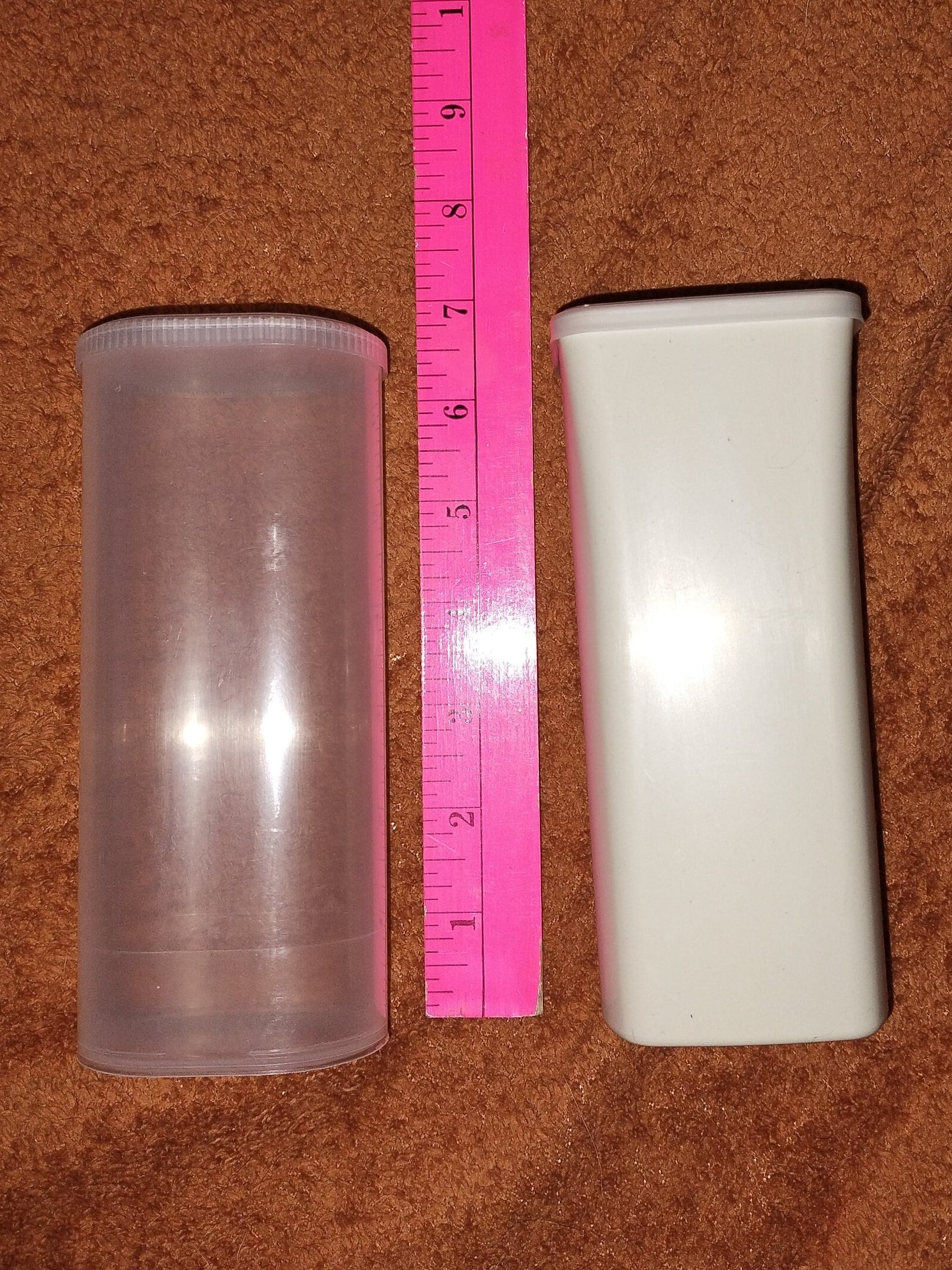 Pack of 10 Clear Plastic Shipping Tubes With Lids for Craft Storage and ...