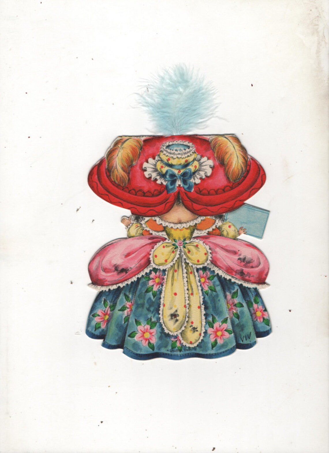 Hallmark Little Polly Flinders Doll Card Make Believe Unused 1950 ...