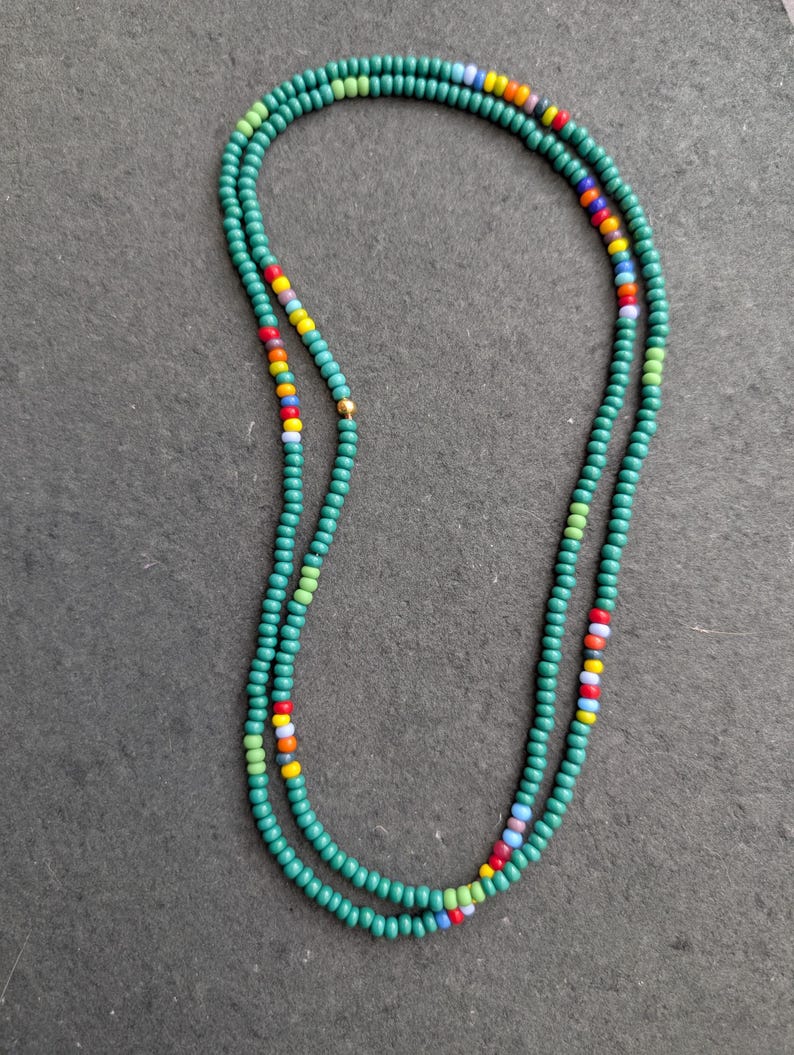 Lovebeads: Simple Colorful Seed Bead Strands - MTO - Choose Your Length ...