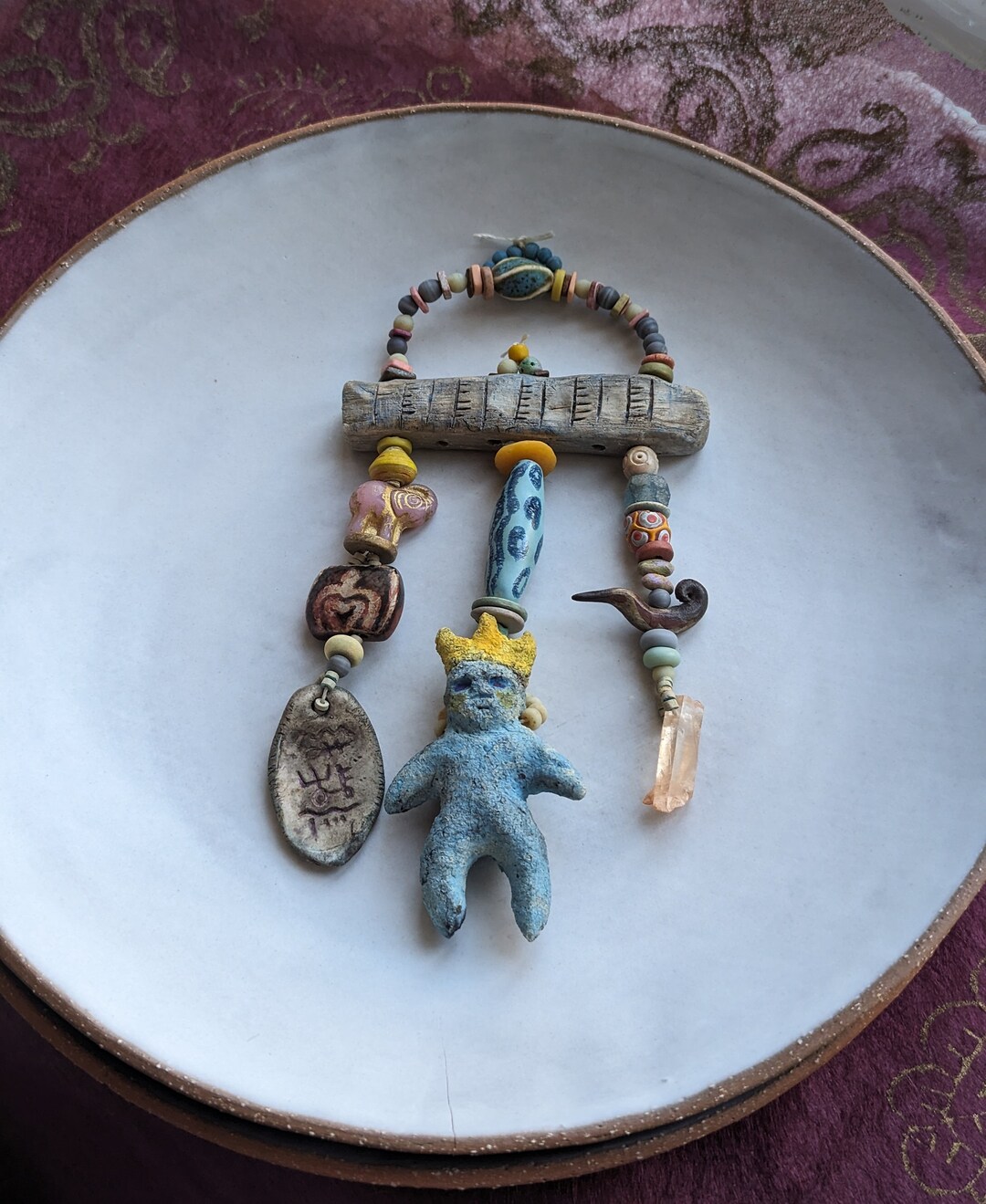 House Protection Mala: BLUE RULER Talisman for Your Abode With Artisan ...