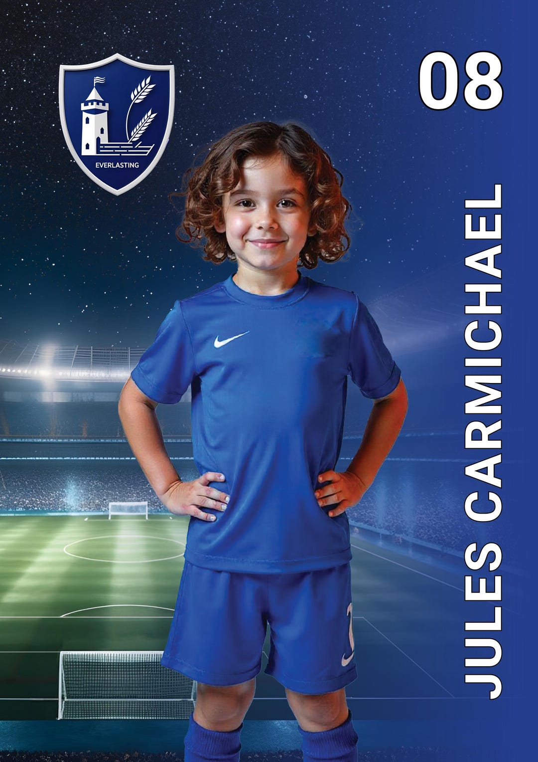 Personalised Football Poster for the Soccer Star in Your Family ...