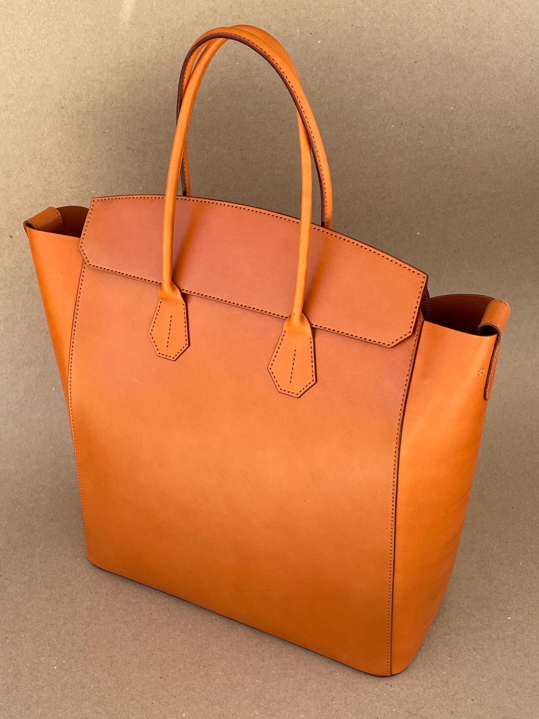 Leather Tote Bag | Inspired Design (large Tote) - Etsy