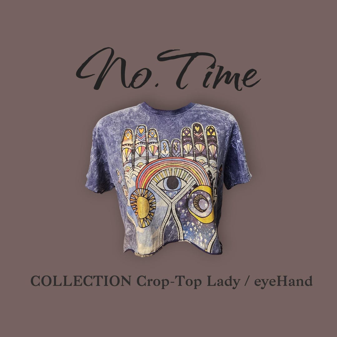 Hand-screened Eye Crop Top: Unique Design, Made in Thailand - Etsy