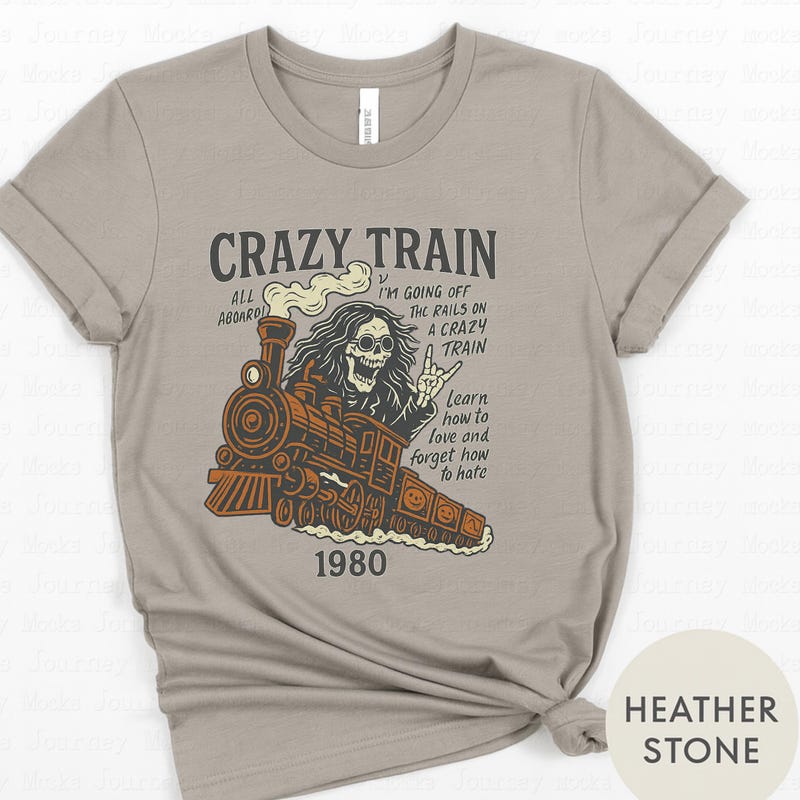 Womens Ozzy Crazy Train - Etsy