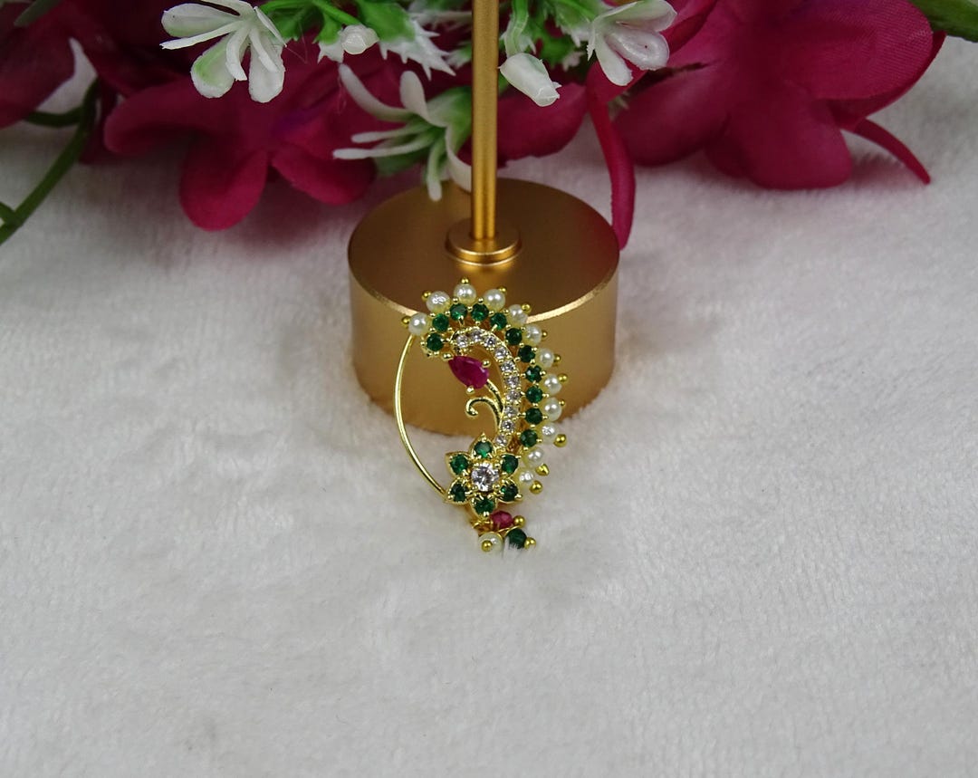 Maharashtrian Traditional Nath/ Indian Jewelry - Etsy