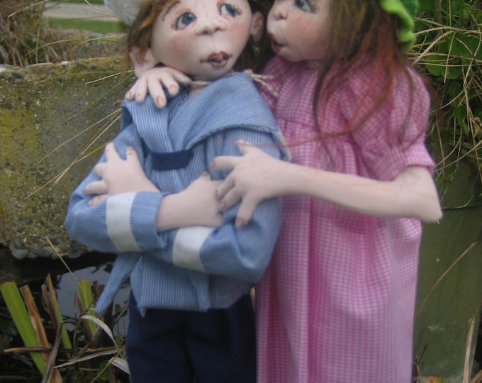 Tweedle Dum & Tweedle Dee Needle-sculpted Cloth Doll Pattern - Etsy