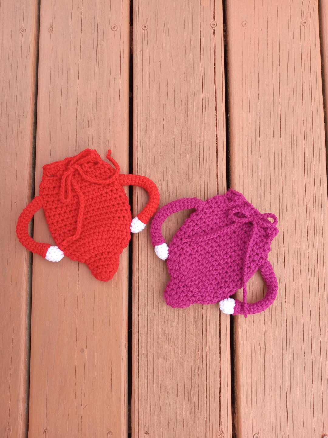 Uterus Drawstring Pouch Crochet Pattern, Reproductive System, Women ...