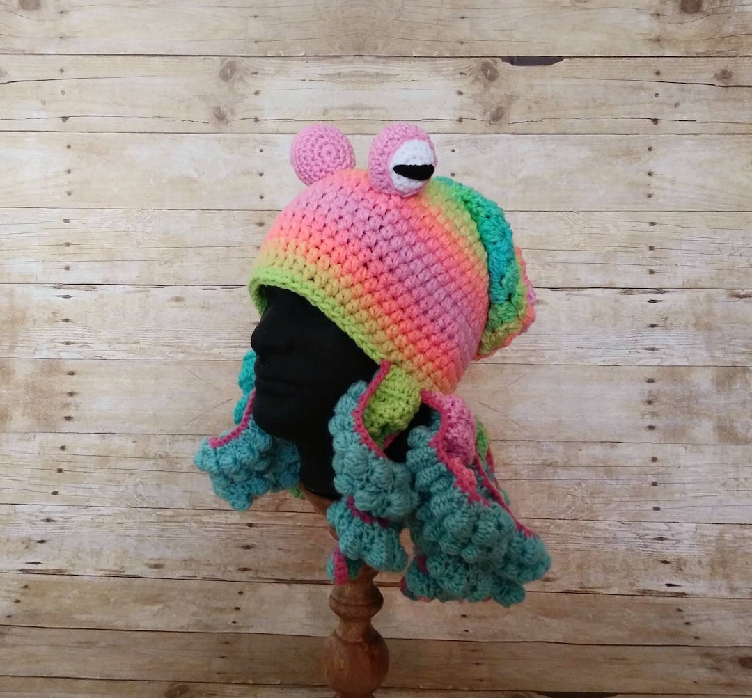 Octopus Hat, Custom Kraken Beanie, Made to Order, Octopi Cosplay ...