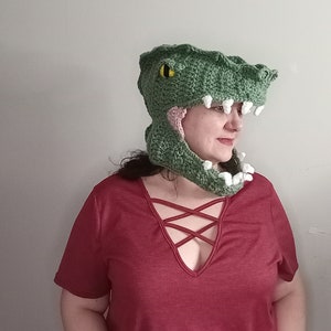 Dinosaur Hat, Crocodile Hood, Aligator Mask, T Rex, Velociraptor Beanie ...