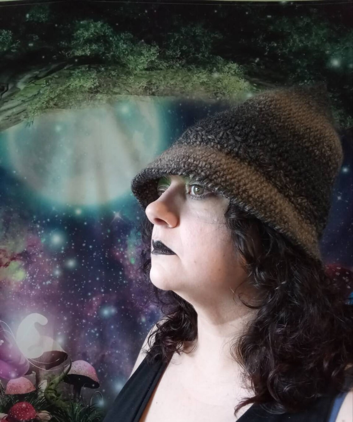 Witch Hat Wizard Warlock Forest Earth Halloween Costume - Etsy