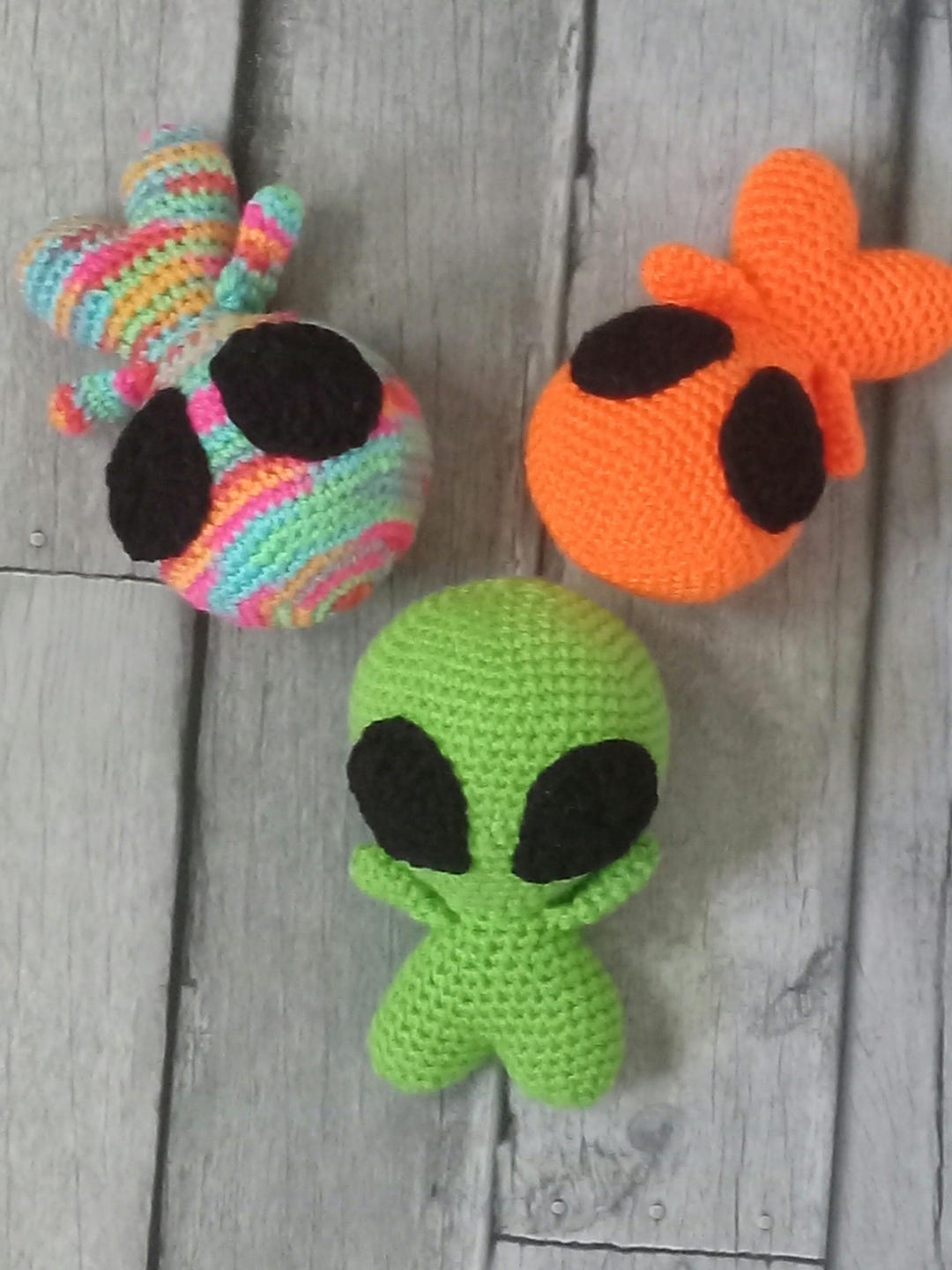 Alien Stuffie, Green Martian Plushie, Spaceman, UFO, Extraterrestrial ...