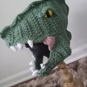 Dinosaur Hat, Crocodile Hood, Aligator Mask, T Rex, Velociraptor Beanie ...