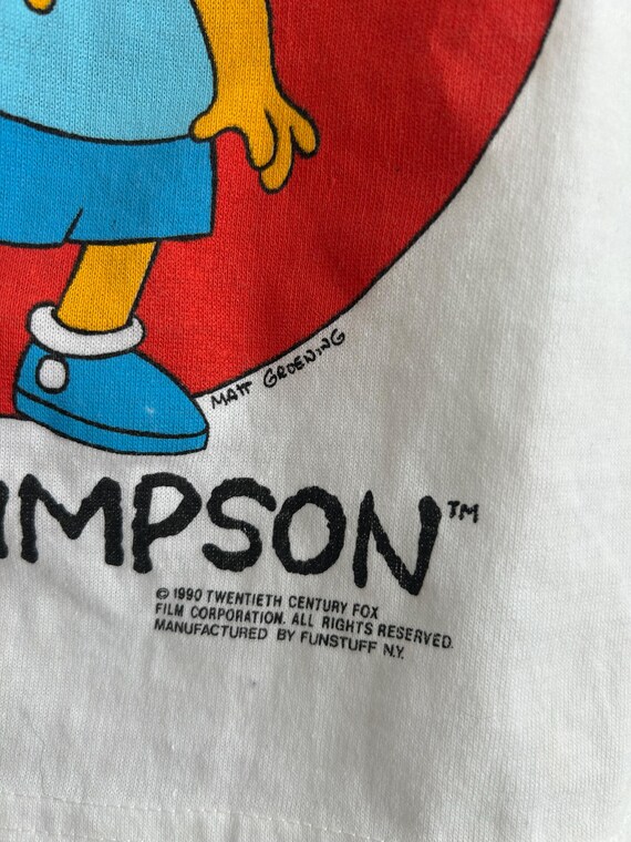 Vintage Bart Simpson Tank Top: 90s Licensed Merch, Ki… - Gem