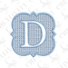 Embossed Alphabet Machine Embroidery Monogram Set, 3 Sizes, Monogram ...