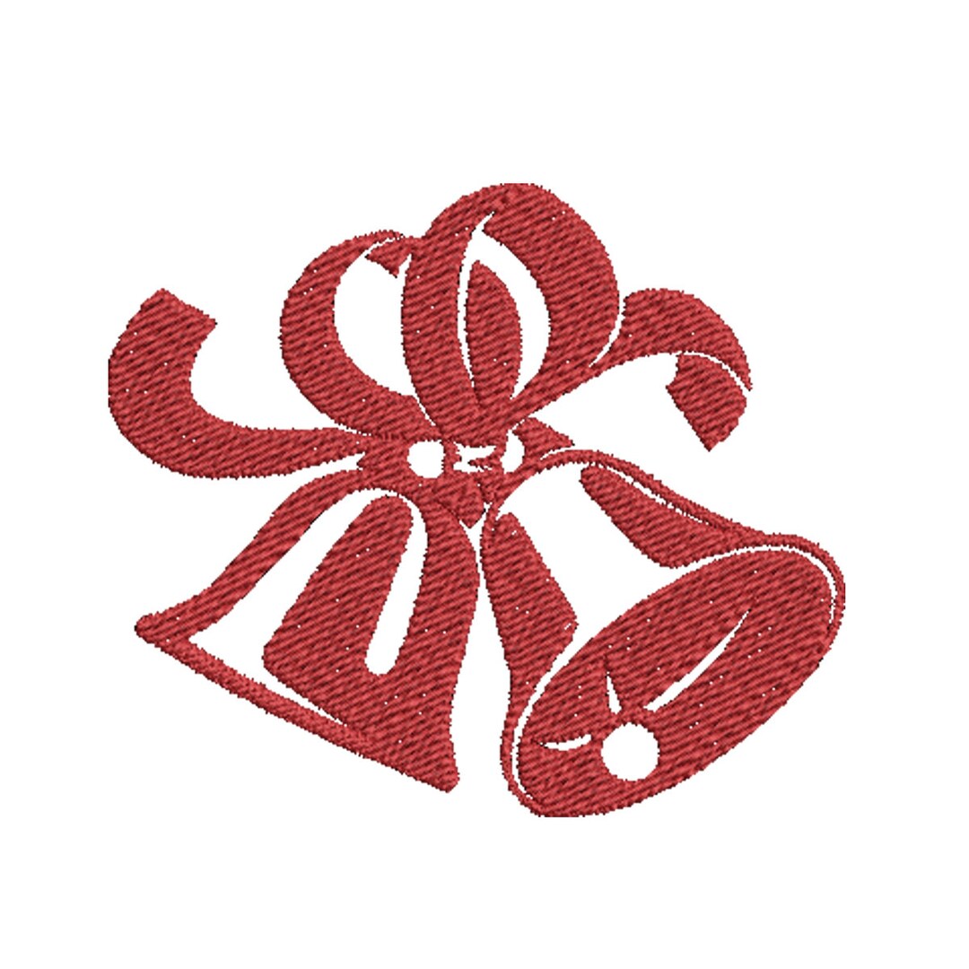 Jingle Bells Embroidery Design Embroidery File Download 4 Sizes Holiday ...