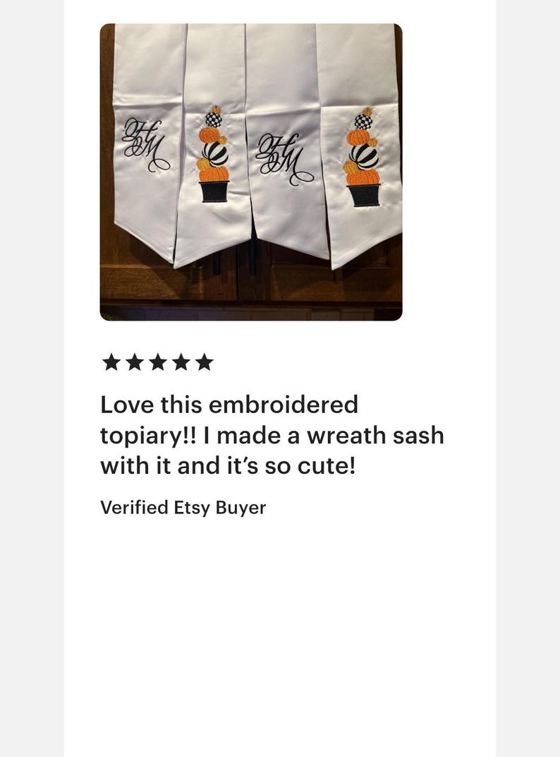 Pumpkin Topiary Fall Halloween Embroidery Design, Fall Machine ...
