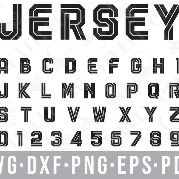 Messi Jersey Font - Etsy