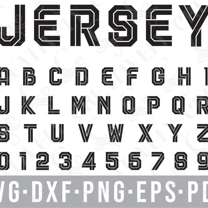 Messi Jersey Font - Etsy