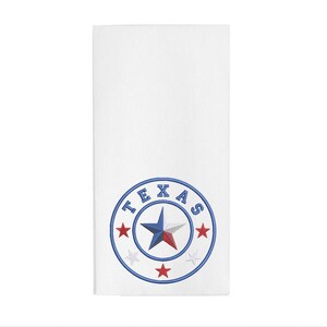 American Texas Flag Star Machine Embroidery Design Download, 4 Sizes ...
