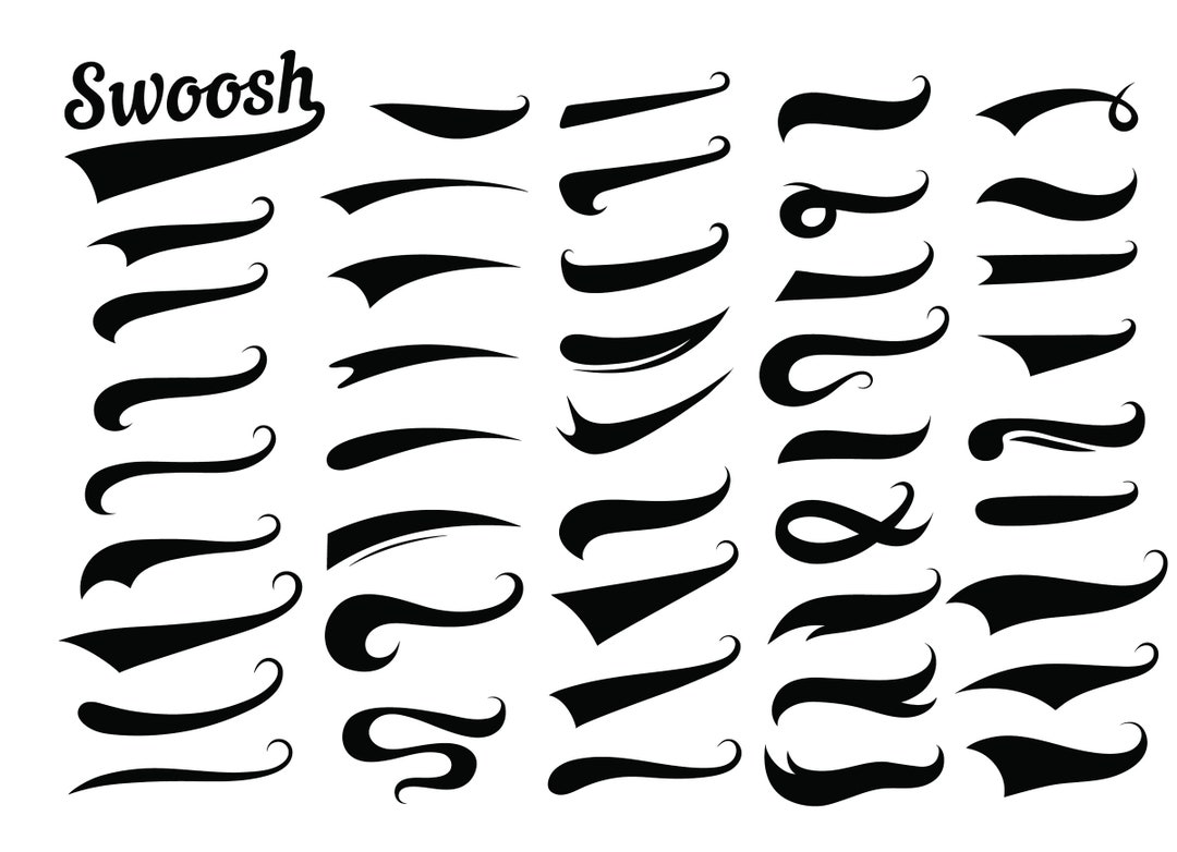 Buy Sports Swoosh Bundle SVG PNG DXF Eps Pdf Files, Sports Cut Files ...