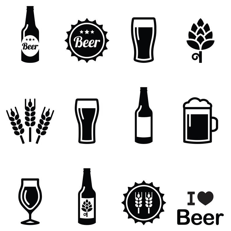 Beer Bundle SVF PNG DXF Eps Pdf Files Beer Cut Files for - Etsy