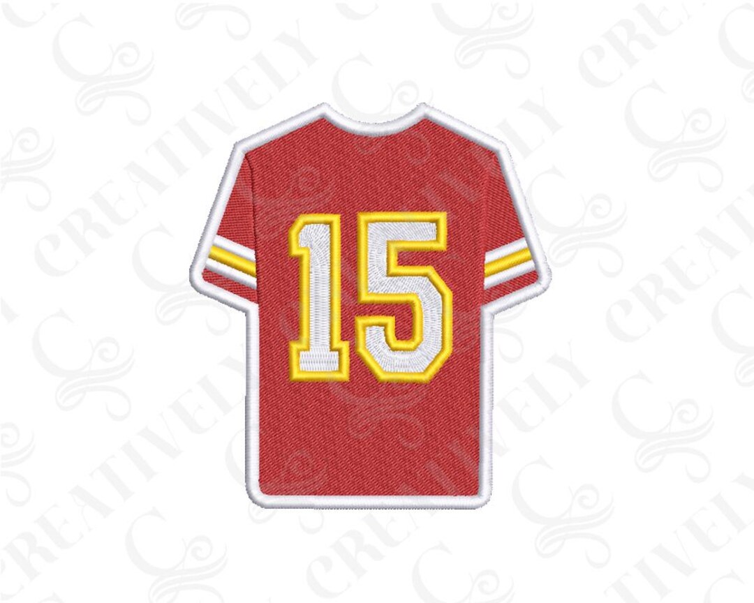 15 Football Jersey Machine Embroidery Design Bundle, 4 Sizes, Football ...