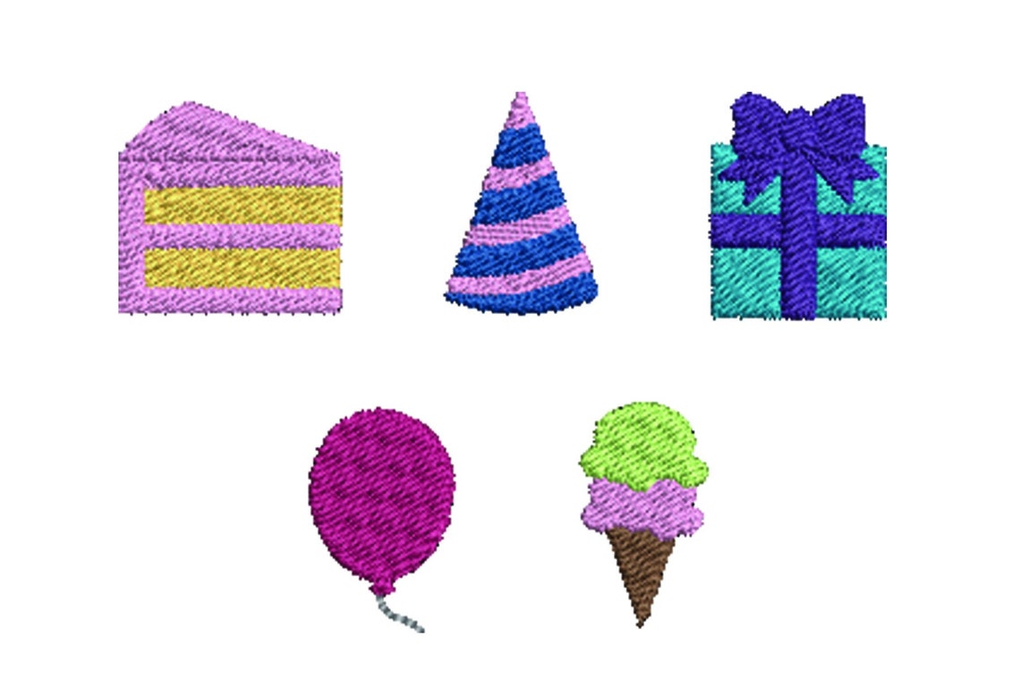 Mini Machine Embroidery Design Bundle, Holiday Mini Embroidery Designs ...