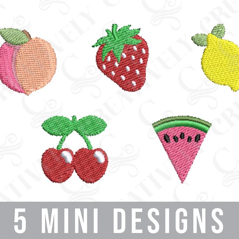 Fruit Embroidery Pattern - Etsy