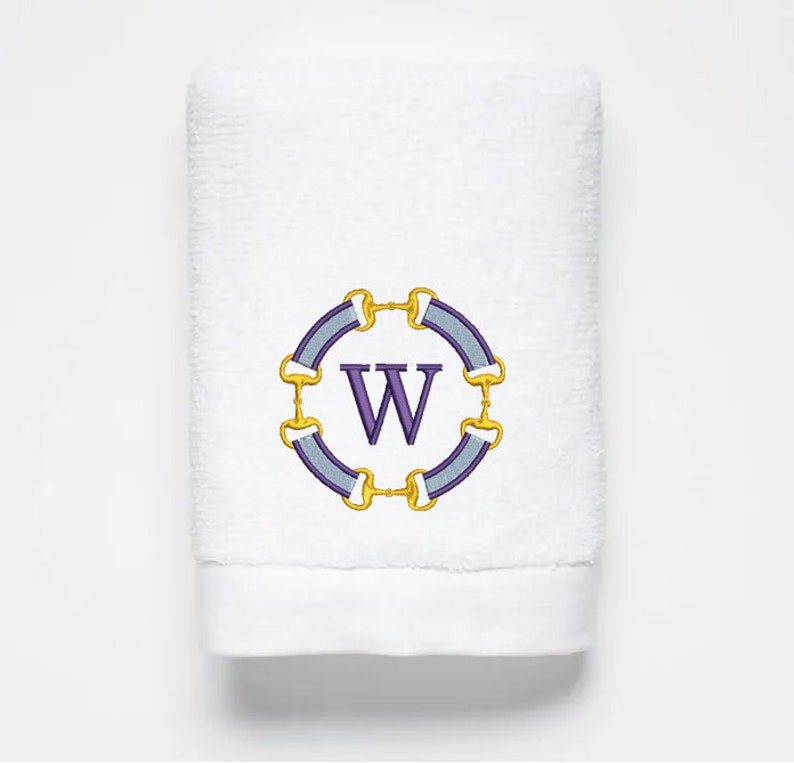 Equestrian Monogram Frame, Embroidery File Download, Equestrian Decor ...