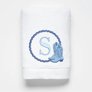 Western Cowboy Lasso Monogram Frame Embroidery Design, Western Monogram ...