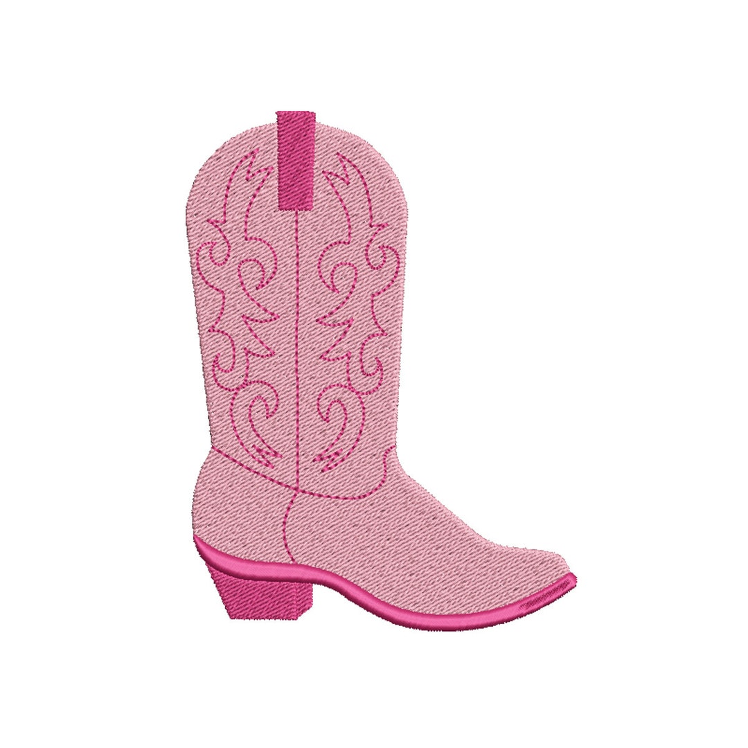 Cowboy Boot Embroidery File Download, 6 Sizes, Cowboy Boot, Western ...