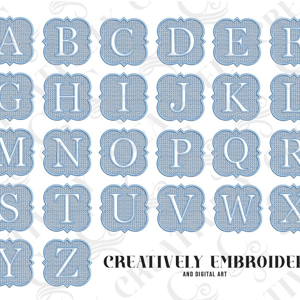 Embossed Monogram - Etsy