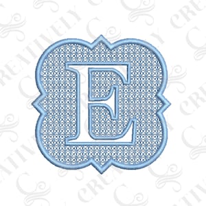 Embossed Alphabet Machine Embroidery Monogram Set, 3 Sizes, Monogram ...