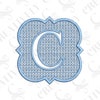 Embossed Alphabet Machine Embroidery Monogram Set, 3 Sizes, Monogram ...