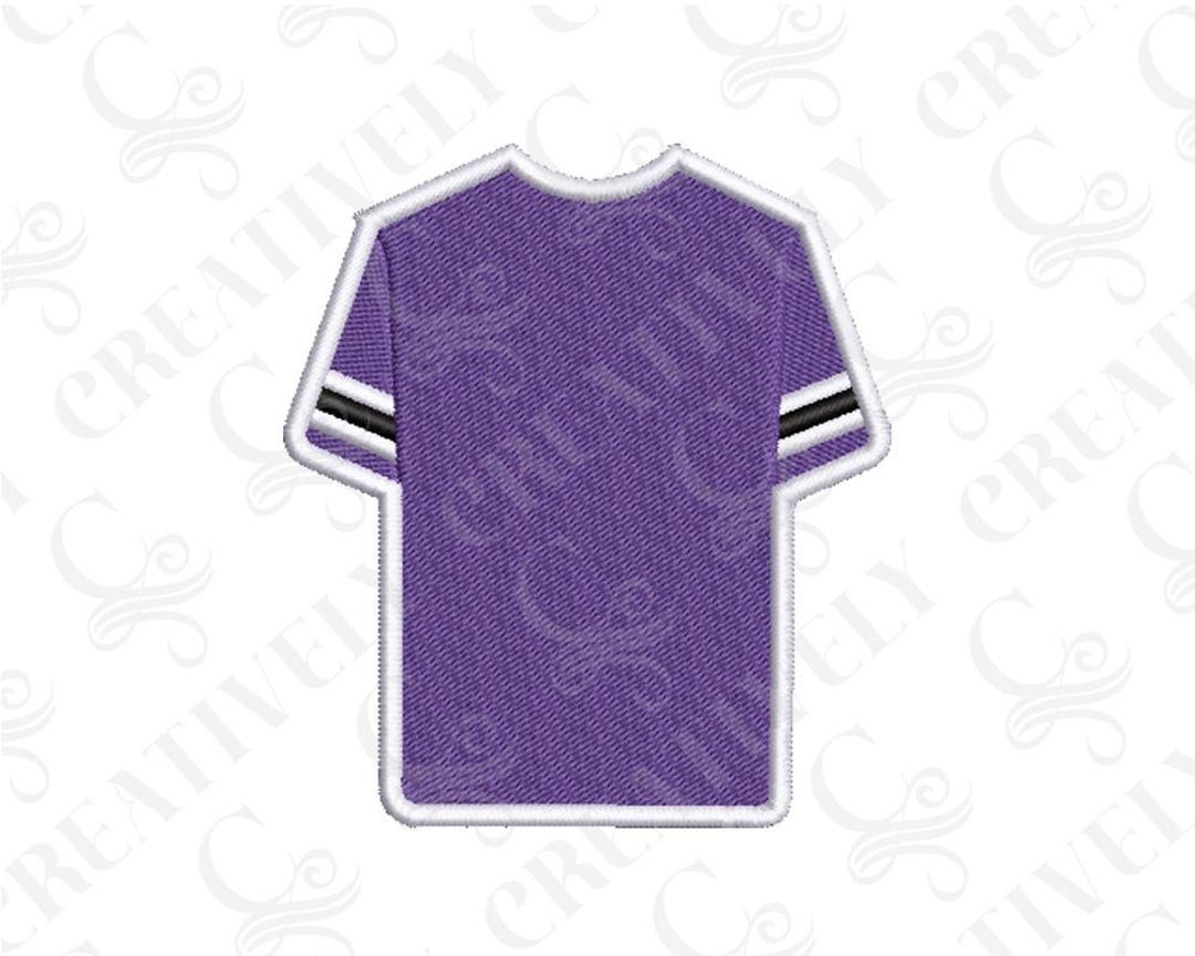 Football Jersey Machine Embroidery Design, 4 Sizes, Customizable ...