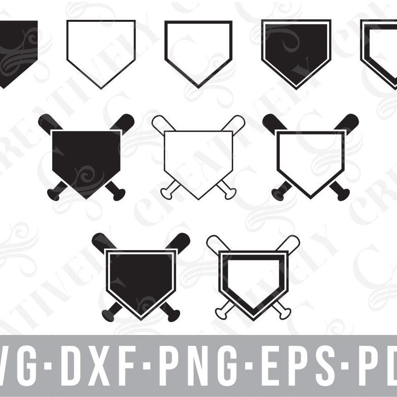 Home Plate Outline - Etsy