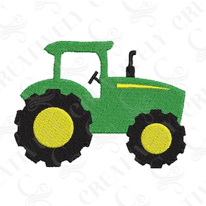 Tractor Farm Embroidery File Download, 4 Sizes, Machine Embroidery ...