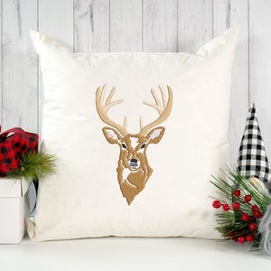 Deer Buck Embroidery File Download, 6 Sizes, Deer Head Buck Head, Deer ...
