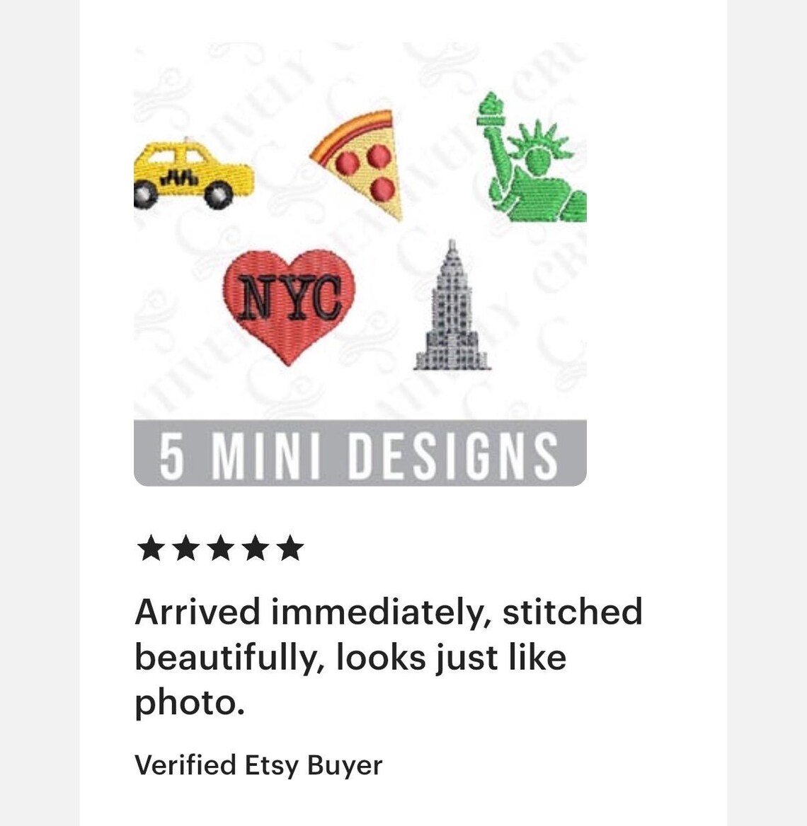 NYC New York Mini Embroidery Machine Embroidery Design Bundle, Quick ...