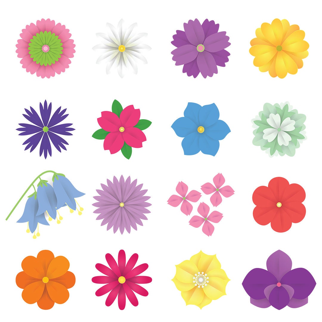Buy Flower Bundle PNG DXF Files Flower PNG Files for Sublimation Online ...