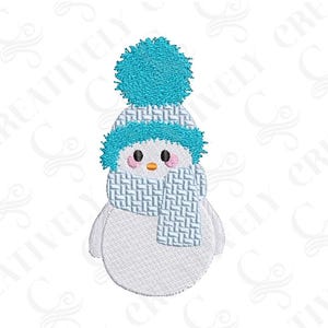 Snowman Winter Embroidery Design, 4 Sizes, Frosty Snowman Embroidery ...