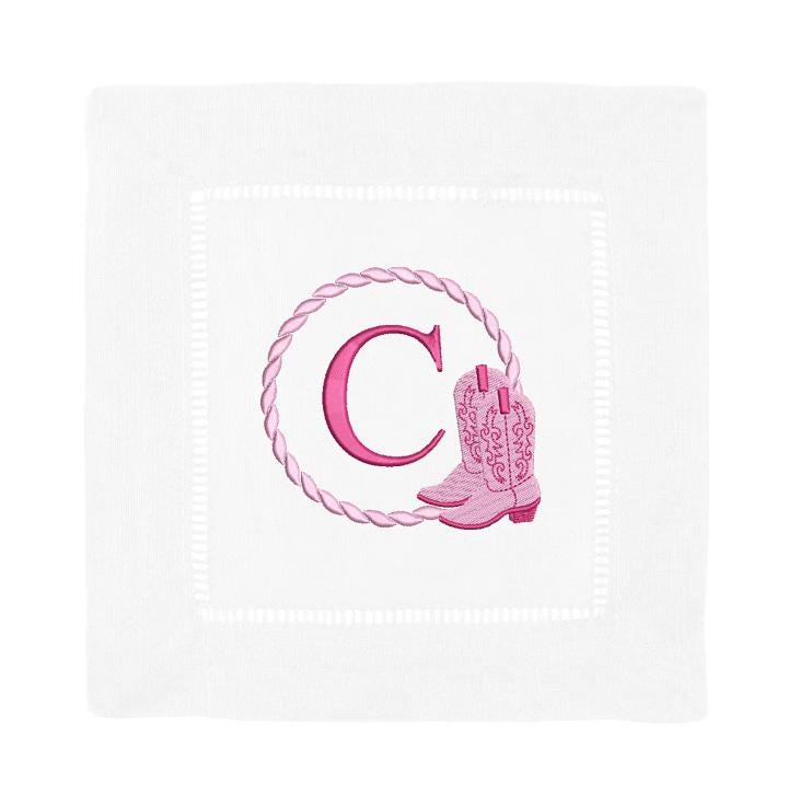 Western Cowgirl Lasso Monogram Frame Embroidery Design, Western ...