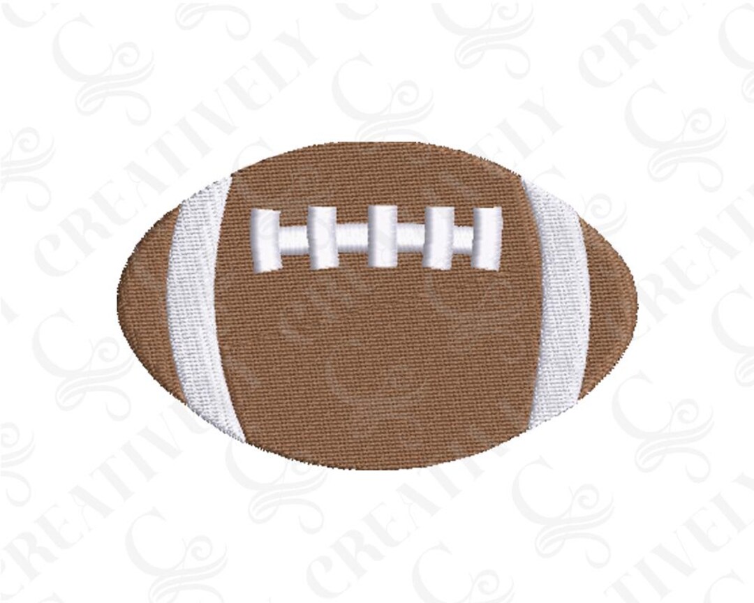 Football Machine Embroidery Design Bundle, 8 Sizes, Football Embroidery ...